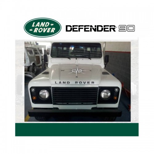 Déco Stickers Land rover defender 90 camel trophy